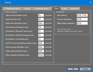 Why can’t I see schema changes or errors in the logs? - Performance Store